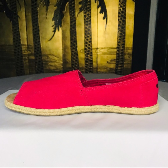Toms | Shoes | Nwob Toms Suede Open Toe Alpargatas | Poshmark